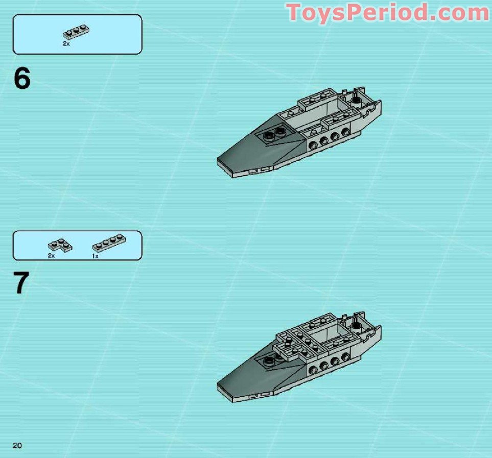 LEGO 8637 Mission 8: Volcano Base Instructions and Parts List