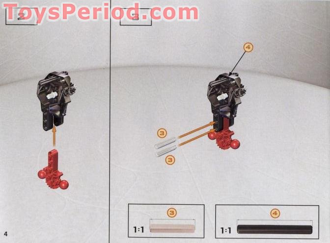 LEGO 8763 Toa Norik Instructions and Parts List