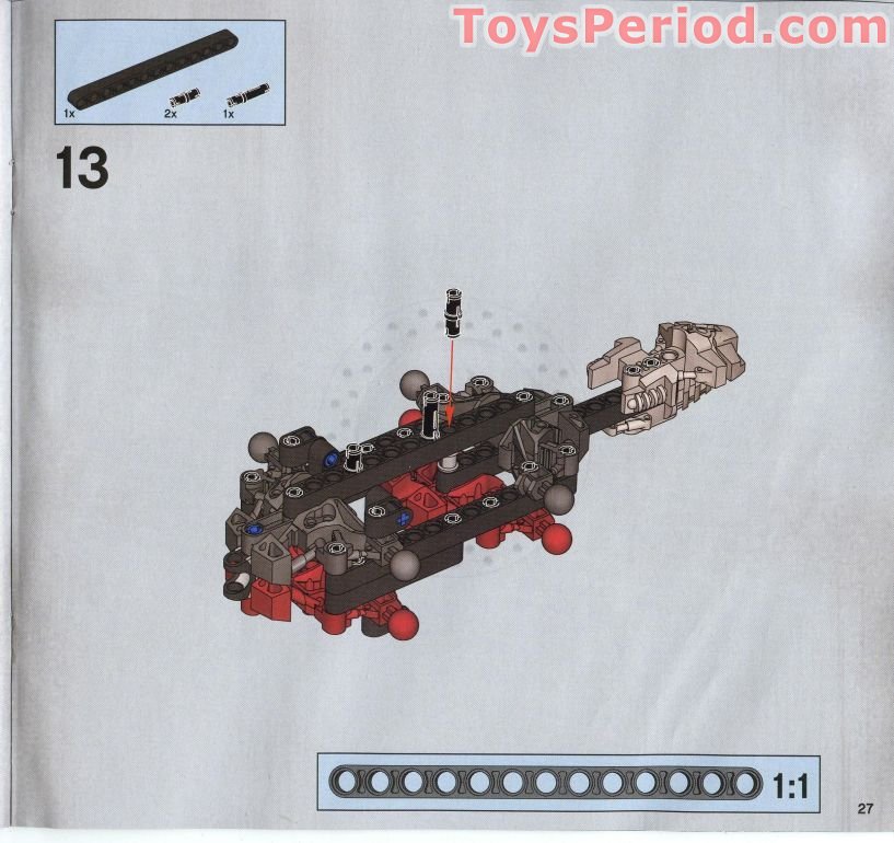 LEGO 8764 Vezon and Fenrakk Instructions and Parts List