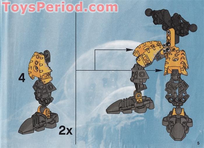 LEGO 8918 Carapar Instructions and Parts List