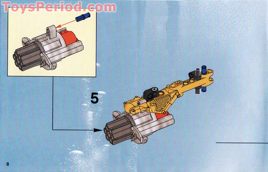 LEGO 8912 Toa Mahri Hewkii Instructions and Parts List