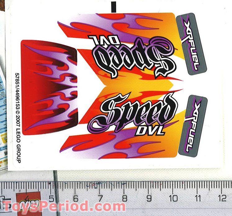 LEGO 8136 Fire Crusher Instructions and Parts List