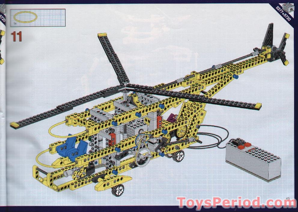 LEGO 8277 Giant Model Set Instructions and Parts List