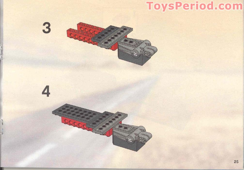 LEGO 8357 Zonic Strike Instructions and Parts List