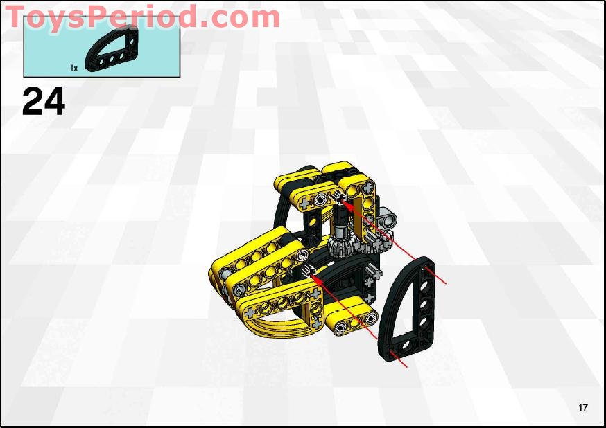 LEGO 8451 Dumper Instructions and Parts List