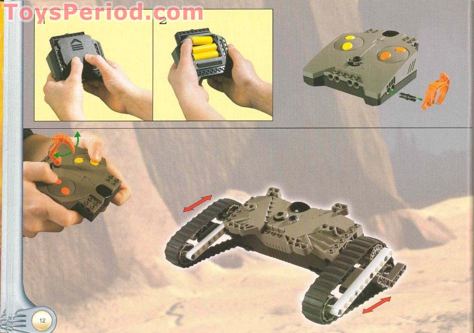 LEGO 8539 Manas Instructions and Parts List