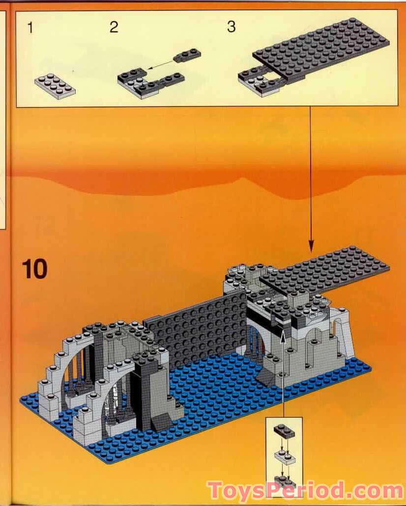 LEGO 6078 Royal Drawbridge Instructions and Parts List