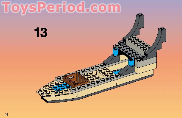 LEGO 3050 Shanghai Surprise Instructions and Parts List