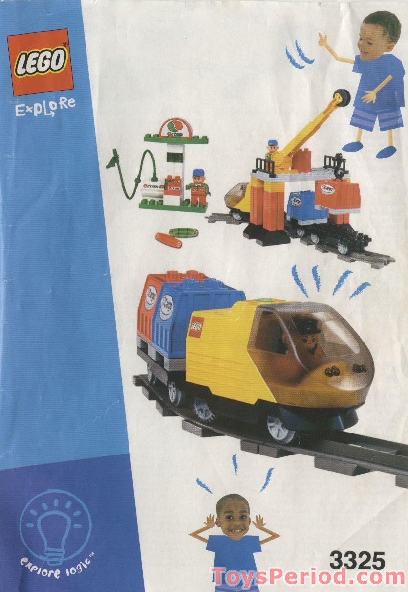 LEGO 3325 Intelli-Train Gift Set Instructions and Parts List