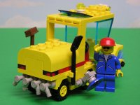 Town Theme Sets - LEGO 6649 Street Sweeper Town Service Repair Truck Set