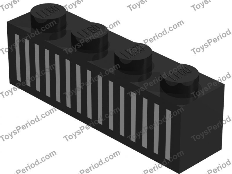 LEGO Sets with Part 3010p05 Brick 1 x 4 with White Grille Pattern, Grill
