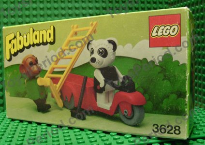 LEGO 3628 Perry Panda and Chester Chimp Instructions and Parts List