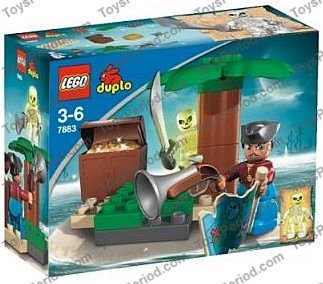 LEGO 7883 Treasure Hunt Set Parts List