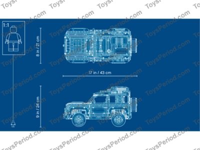 LEGO 42110 Land Rover Defender Set Parts List
