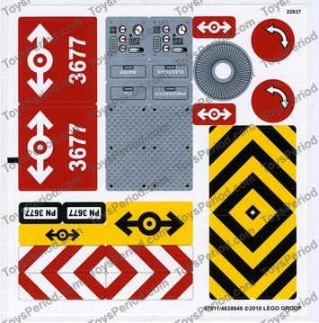LEGO Sets with Part 3677stk01 Sticker Sheet for Set 3677 - (97811/4638848)