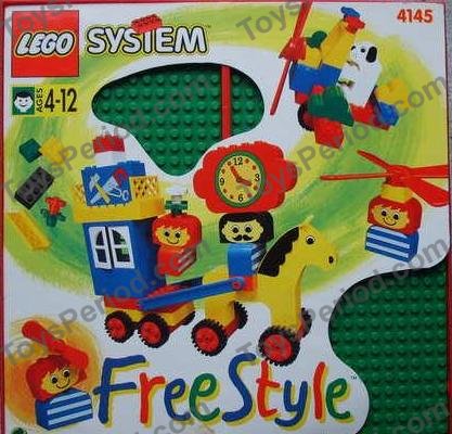 LEGO 4145 Freestyle Playcase, 4 Plus Instructions and Parts List