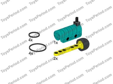 LEGO 5204 Cyber Slam Accessories Set Parts List