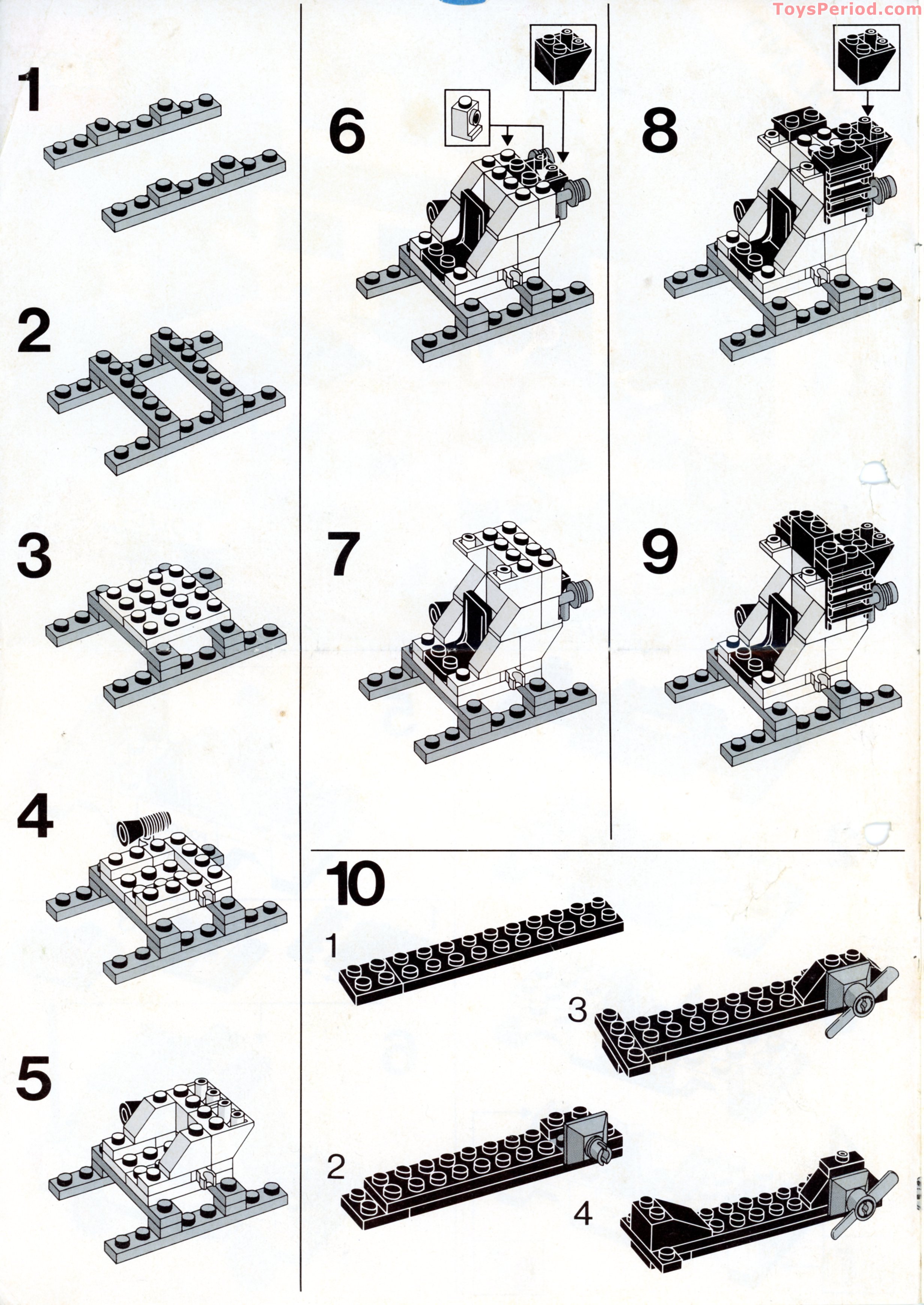 LEGO 6384 Police Station Instructions and Parts List