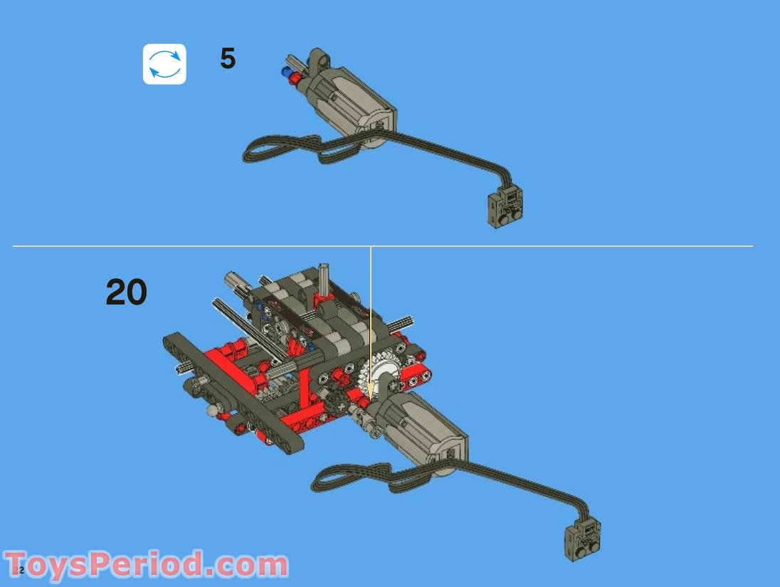 LEGO 8070 Supercar Instructions and Parts List