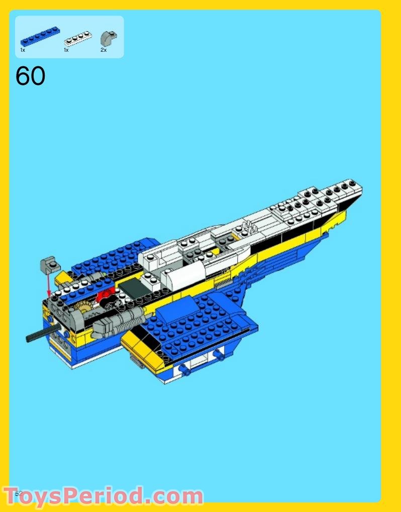 LEGO 31011 Aviation Adventures Instructions and Parts List