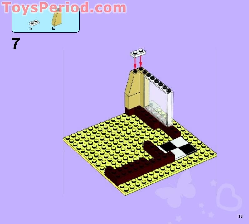 LEGO 41006 Downtown Bakery Instructions and Parts List