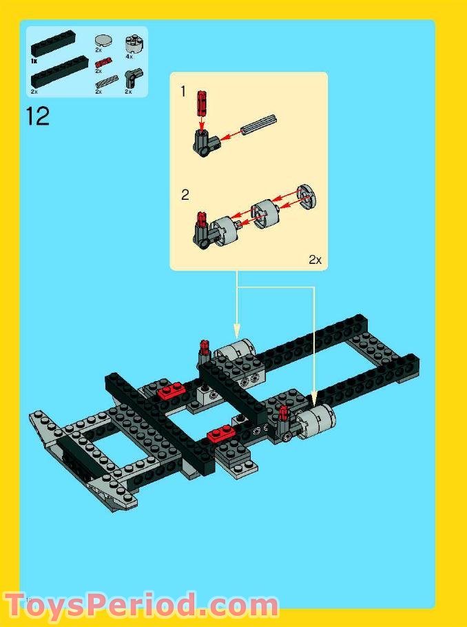 LEGO 4955 Big Rig Instructions and Parts List