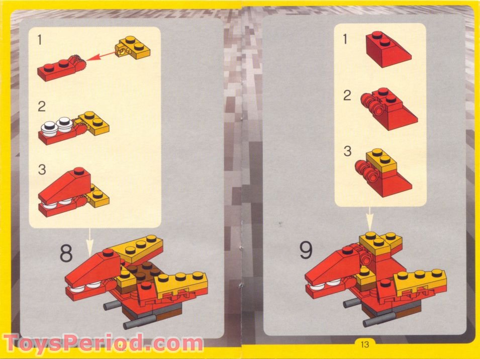 LEGO 4349-1 Wild Pod Instructions and Parts List