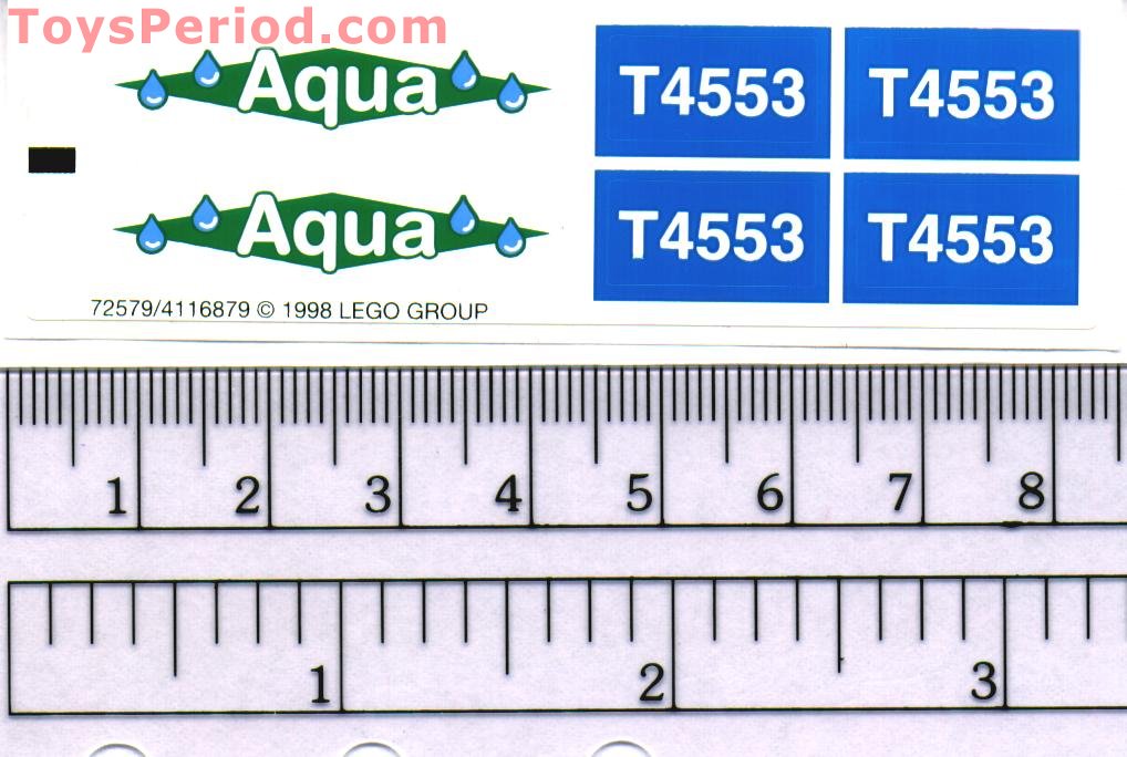 LEGO 4553 Train Wash Instructions and Parts List