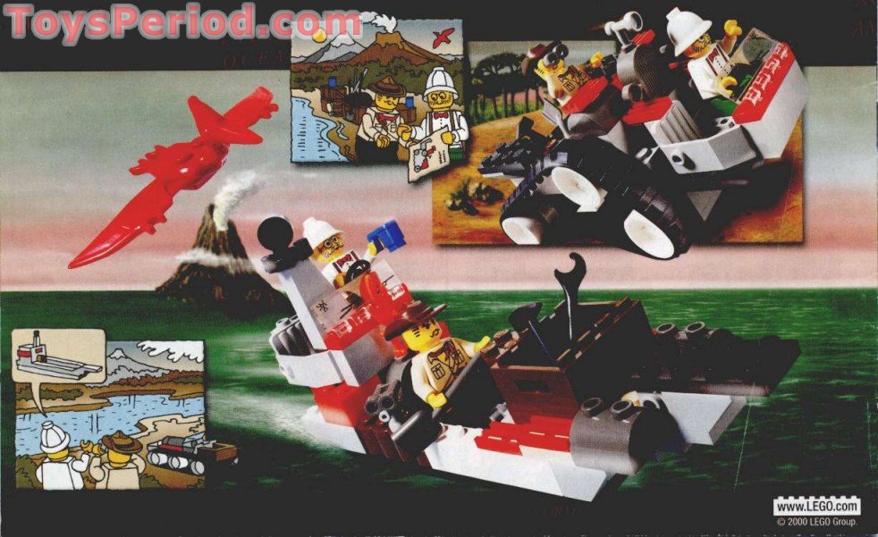 LEGO 5934 Dino Explorer Track Master Instructions and Parts List