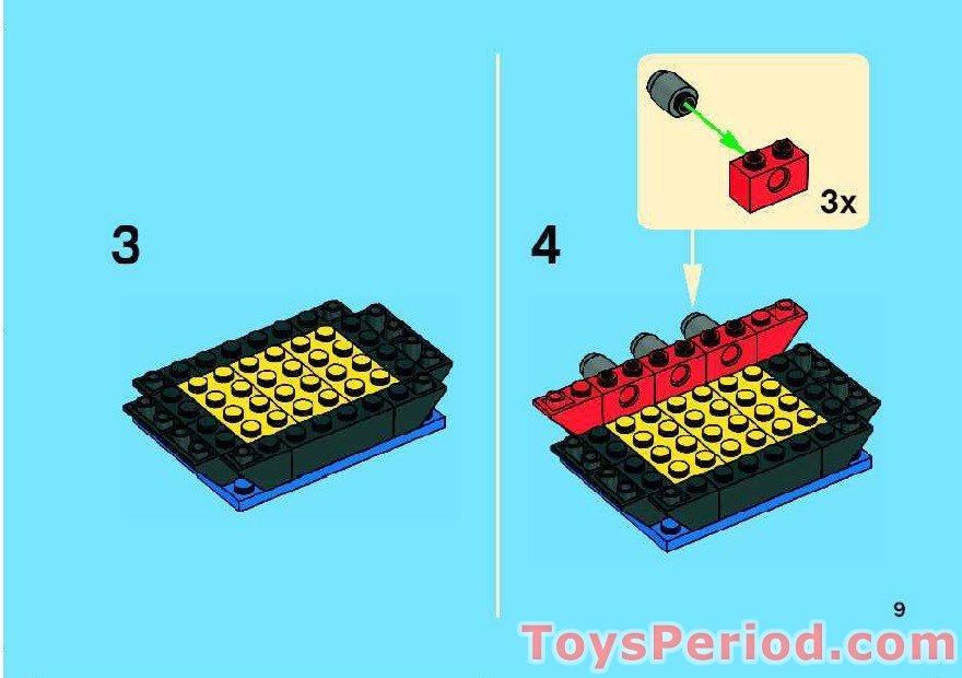 LEGO 6192 Pirate Building Set Instructions and Parts List