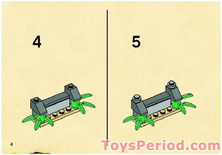 LEGO 6239 Cannon Battle Instructions and Parts List