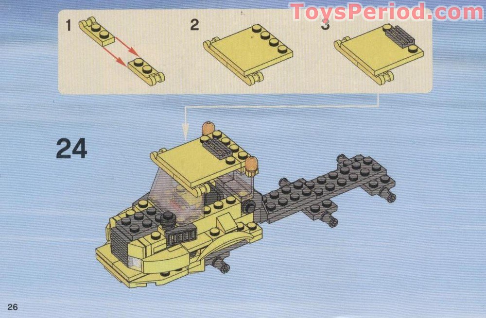 LEGO 7631 Dump Truck Instructions and Parts List