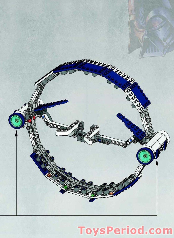 LEGO 7661 Jedi Starfighter with Hyperdrive Booster Ring Instructions ...