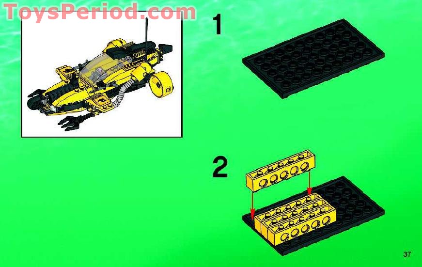 LEGO 7773 Tiger Shark Attack Instructions and Parts List