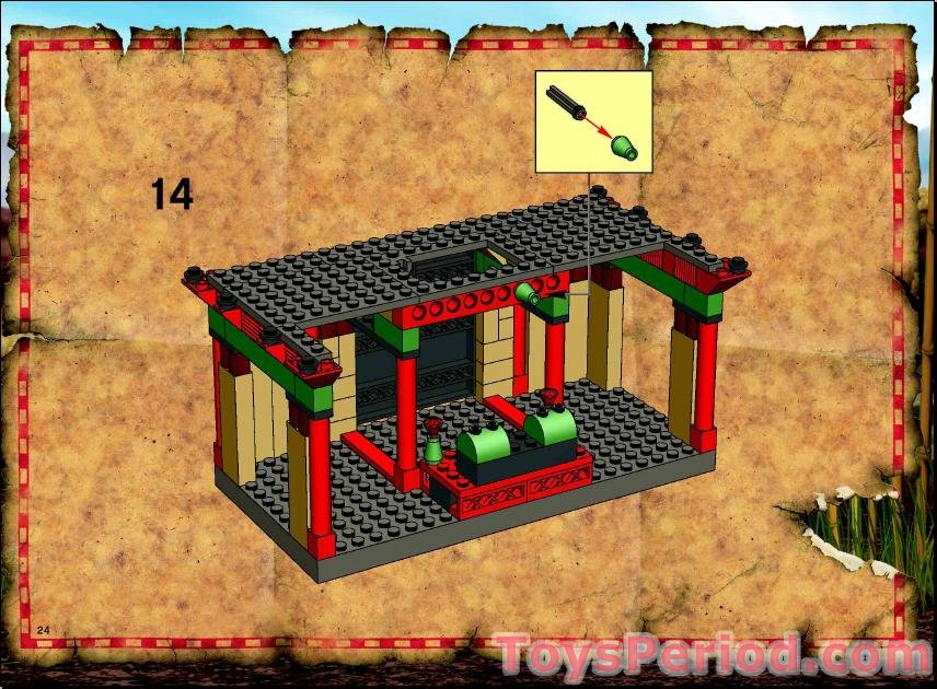 LEGO 7419 Dragon Fortress Instructions and Parts List