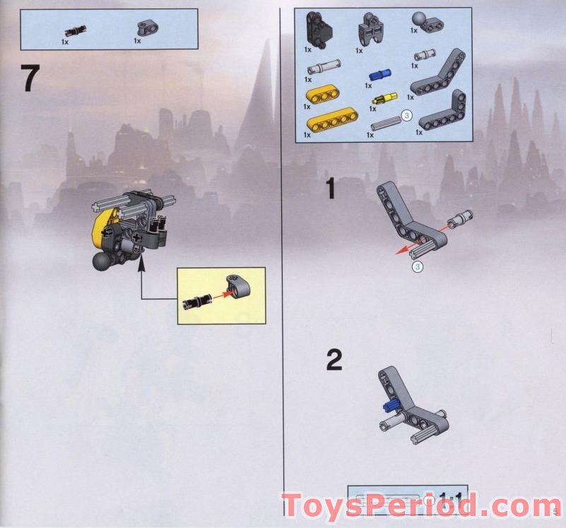 LEGO 8755 Keetongu Instructions and Parts List