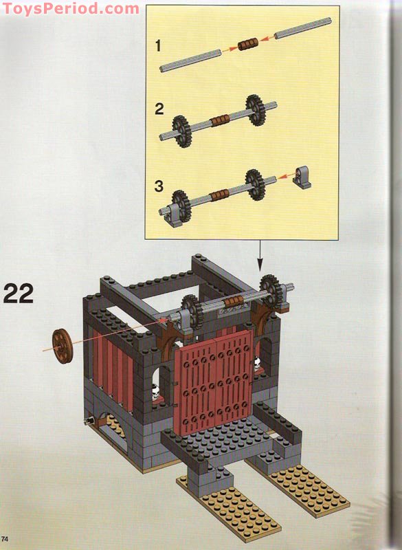 LEGO 8877 Vladek's Dark Fortress Instructions and Parts List