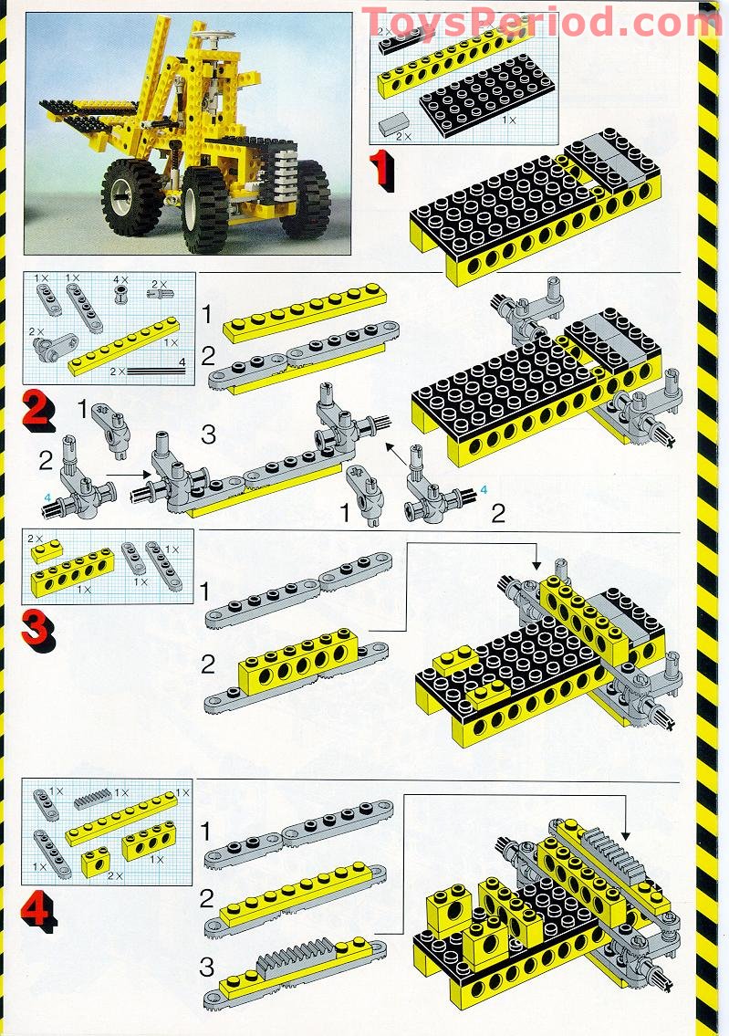 LEGO 8090 Technic Universal Set Instructions and Parts List