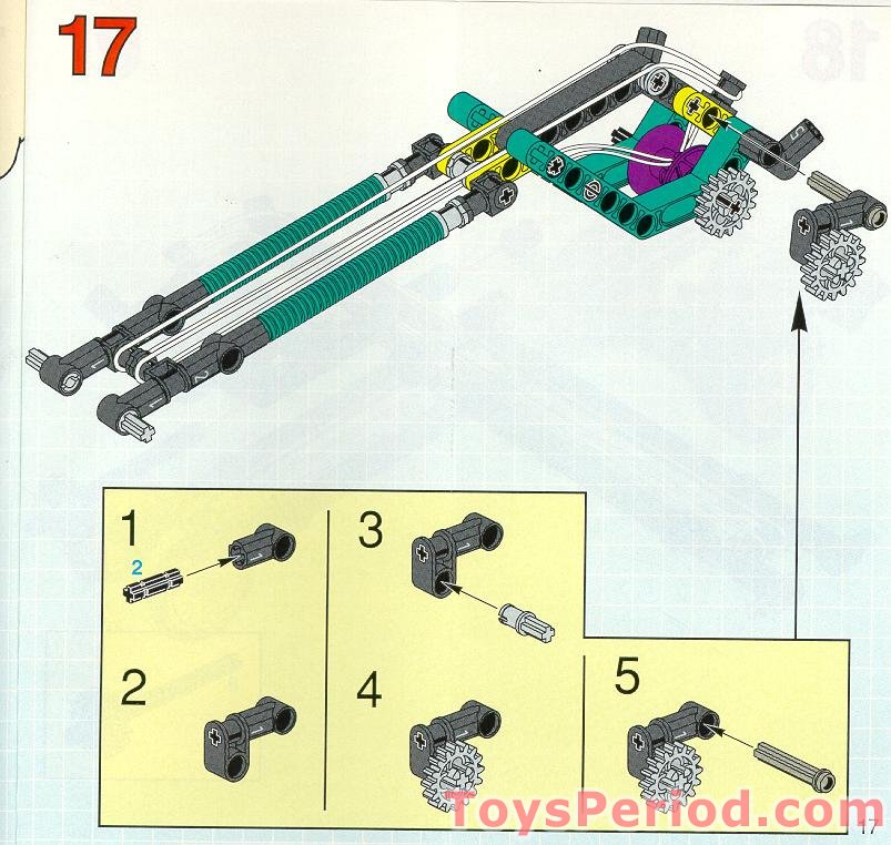 LEGO 8202 Bungee Chopper Instructions and Parts List