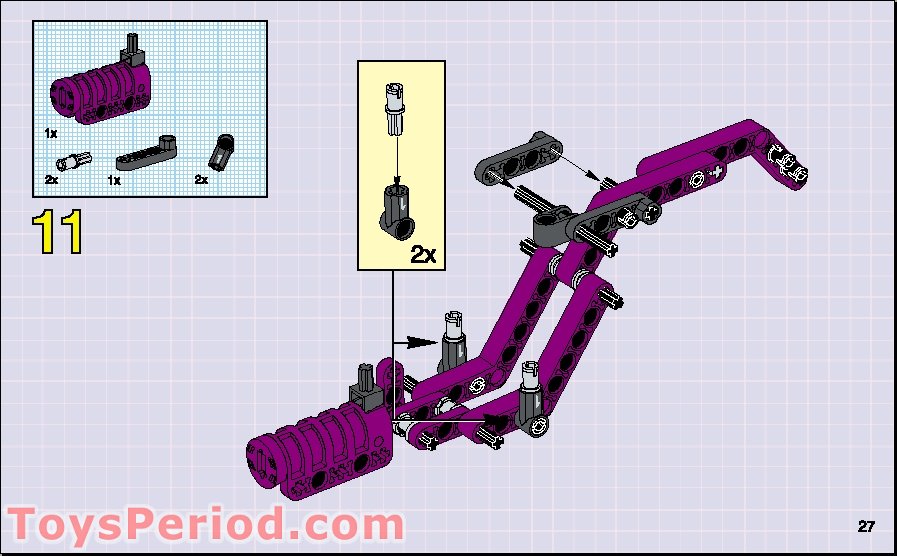 LEGO 8268 Scorpion Attack Instructions and Parts List