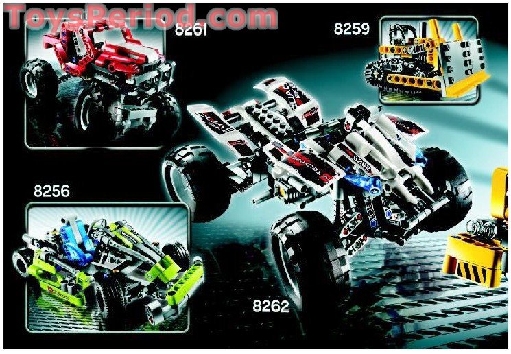 LEGO 8260 Tractor Instructions and Parts List