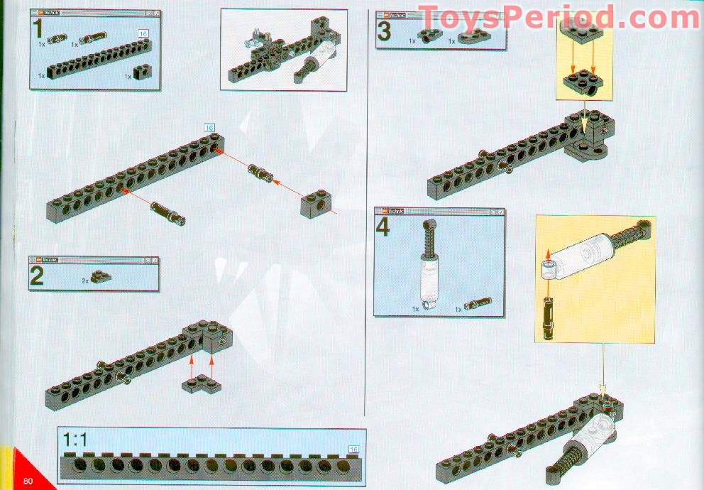 LEGO 8466 4x4 Off Roader Instructions and Parts List
