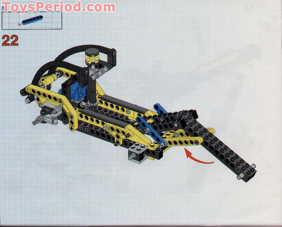 LEGO 8463 Forklift Truck Instructions and Parts List