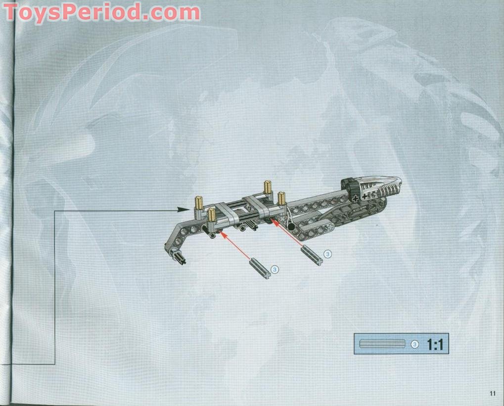 LEGO 8594 Jaller and Gukko Instructions and Parts List