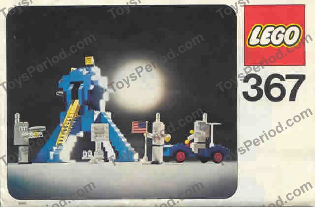 LEGO 367-1 Moon Landing Instructions and Parts List