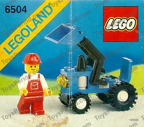 LEGO 6504 Tractor Instructions and Parts List