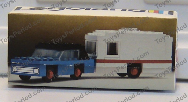 LEGO 656-1 Car and Caravan Instructions and Parts List