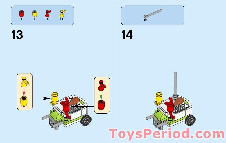LEGO 60110 Fire Station Instructions and Parts List