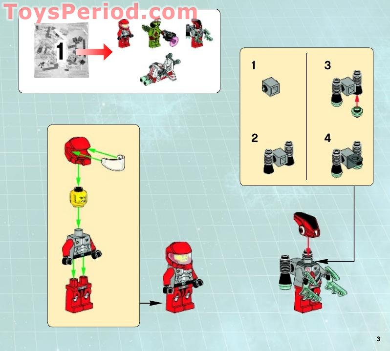 LEGO 70702 Warp Stinger Instructions and Parts List