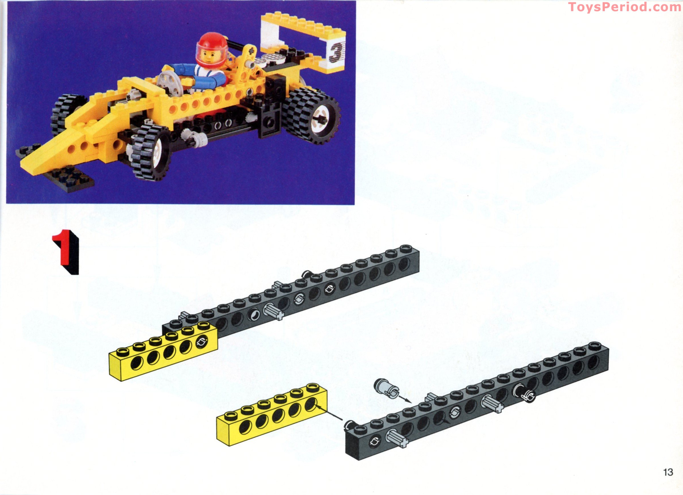 LEGO 8830 Rally 6-Wheeler Instructions and Parts List